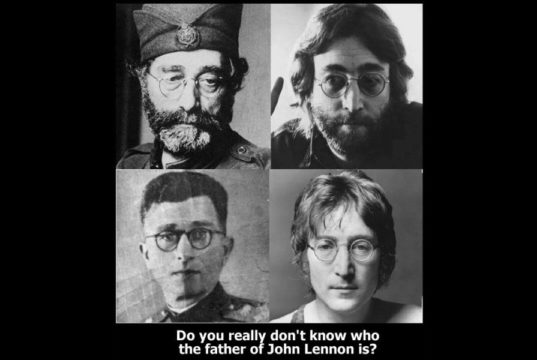 It is a little known fact that John Lennon's father is actually Serbian ...